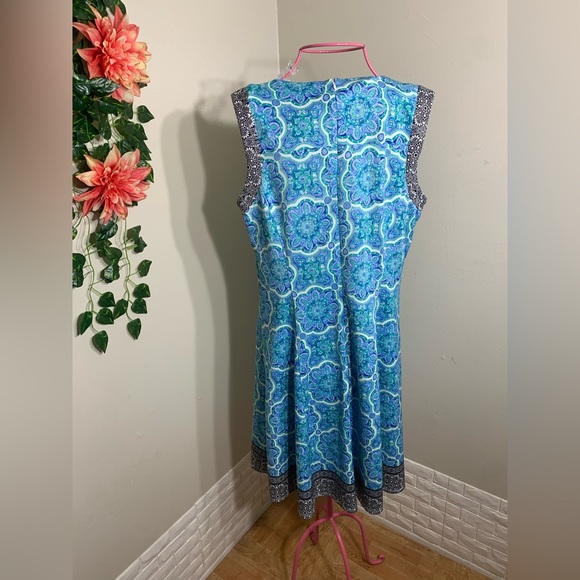 Roz & Ali | Dresses | Roz Ali Paisley Floral Fit And Flare Dress | Poshmark